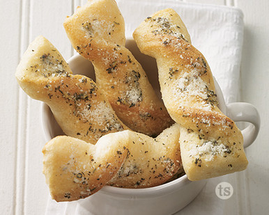 Rustic Herb Breadsticks