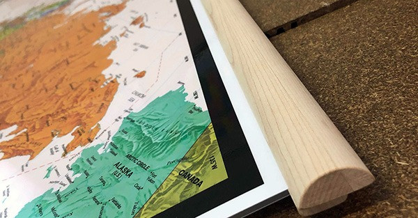 Gall-Orthographic Projection Political World Classroom Style Map ...