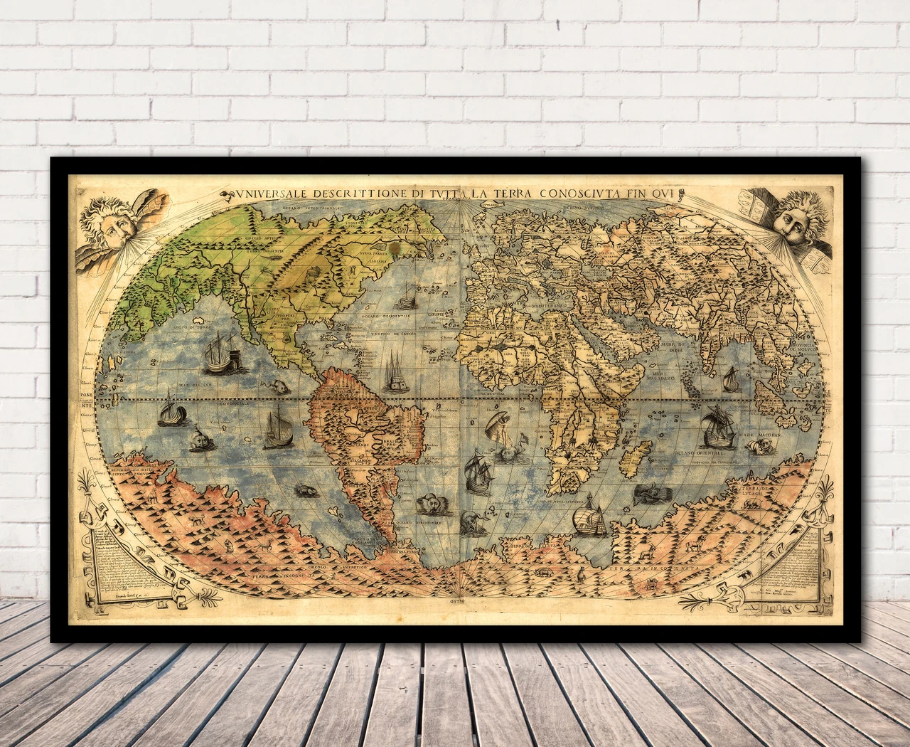 World Map 1942 - Historical Map of the World After World War II