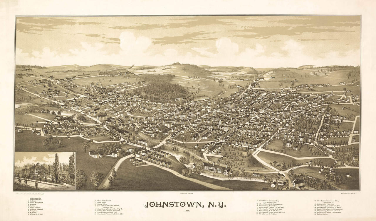 Historic Map - Village of Wickford, North Kingstown, RI - 1888 | World ...