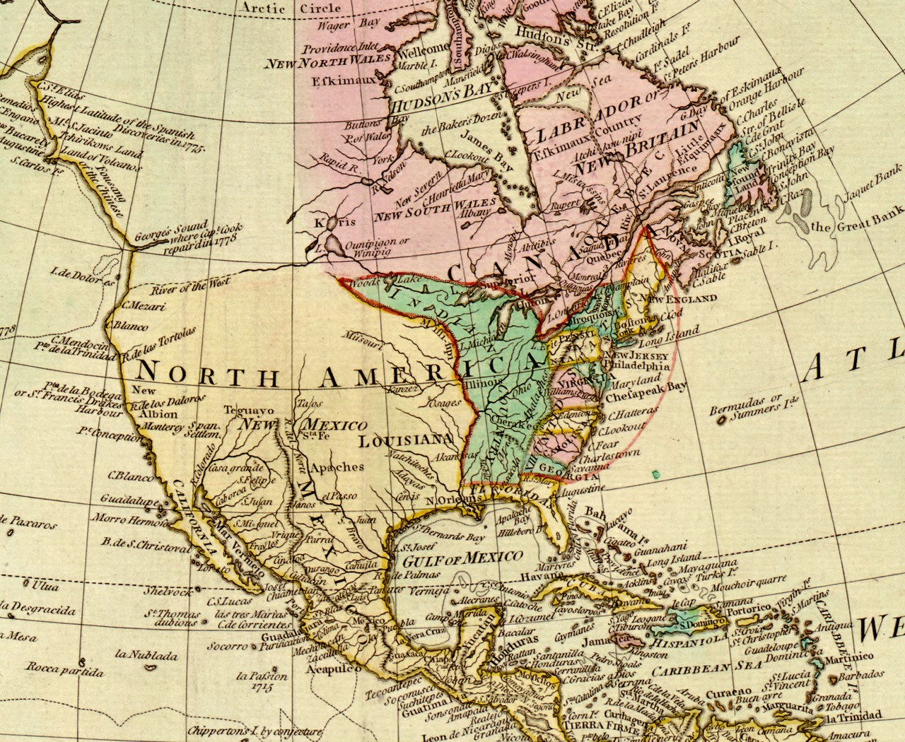 Historic Map - World - 1780 - Carington Bowles | World Maps Online