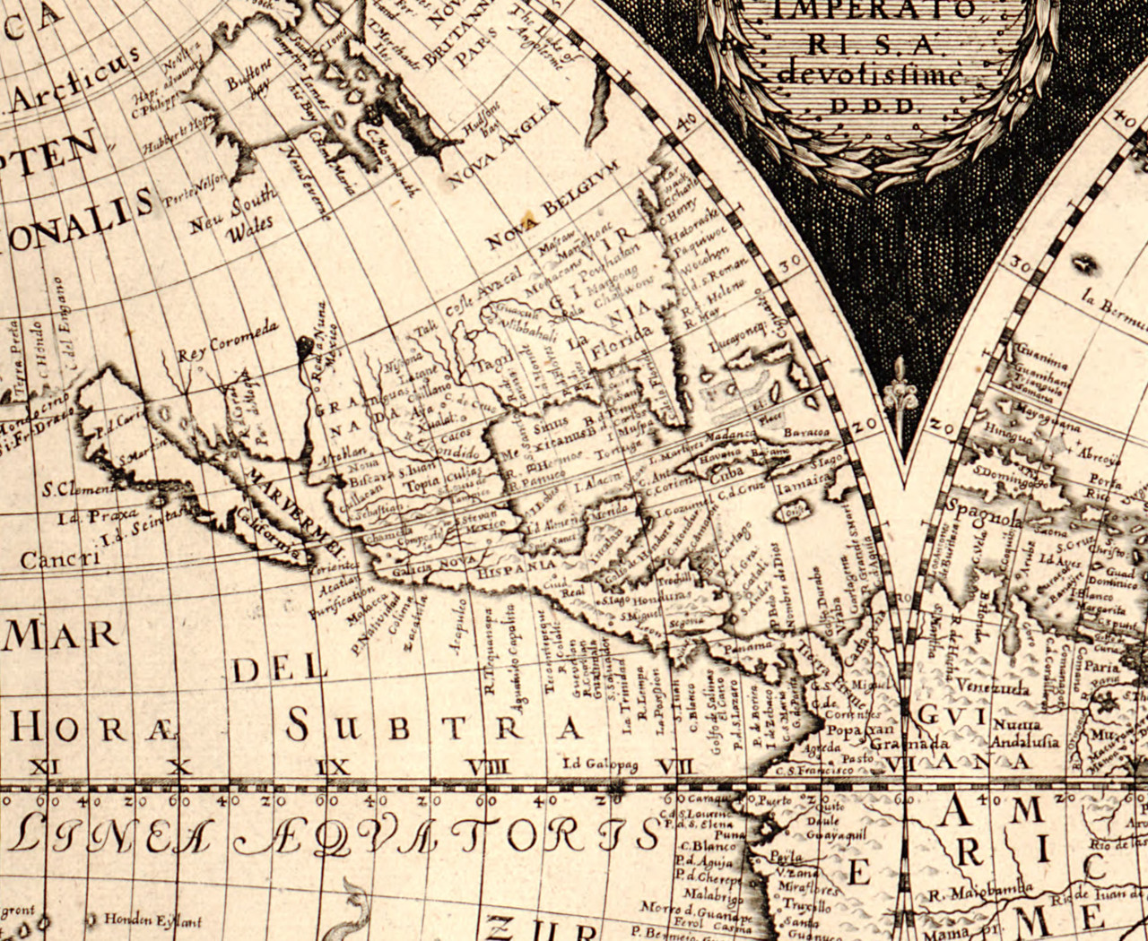 Historic Map - World - 1630 by Phillipp Eckebrecht | World Maps Online