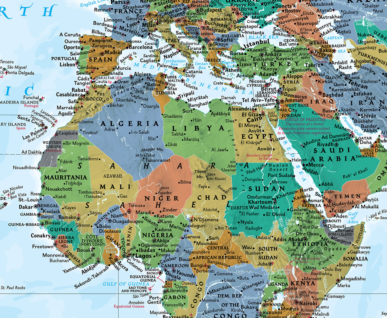 National Geographic World Explorer Wall Map | World Maps Online