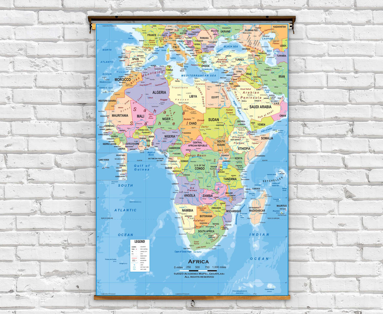 Map Of Africa With Longitude And Latitude