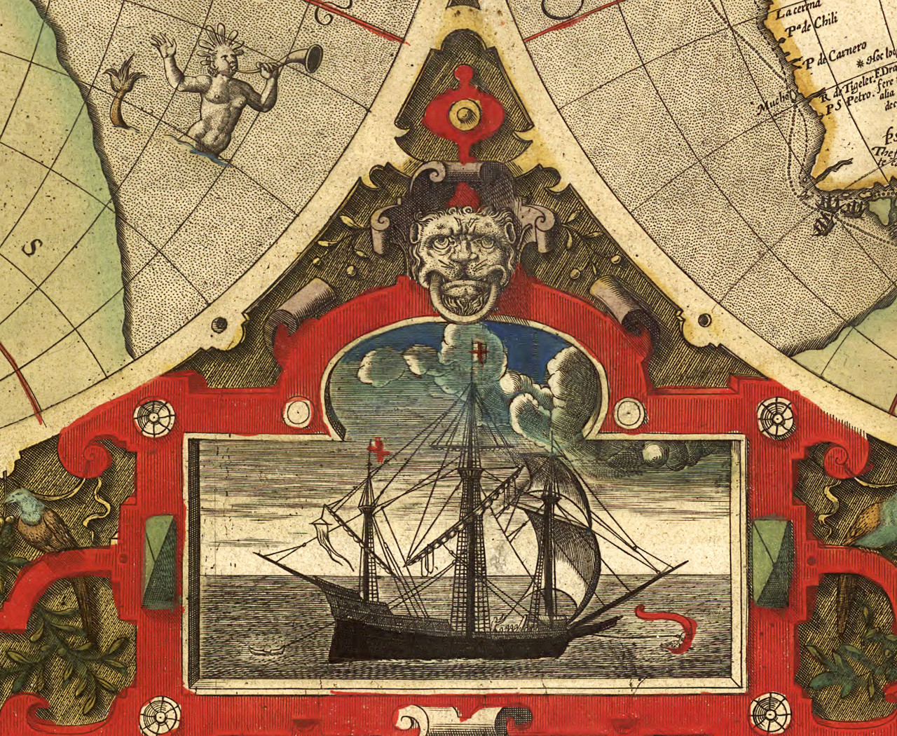 Historic Map - World - 1595 - Jodocus Hondius | World Maps Online