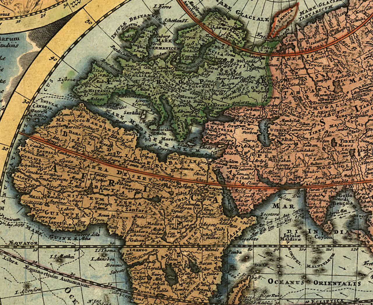 Historic Map - World - 1716 by Johann Baptist Homann | World Maps Online