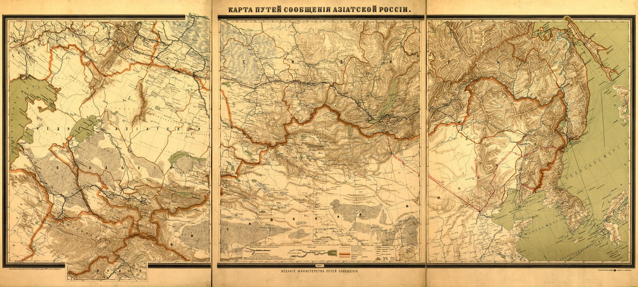 Historic Map - Asiatic Russia - China - Manchuria - 1901 | World Maps ...