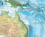 Natural World Physical Wall Map | World Maps Online