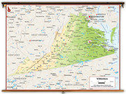 West Virginia Reference Pull-Down Map | World Maps Online
