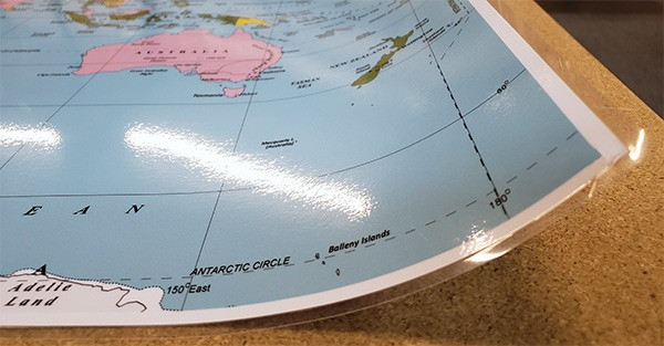 Contemporary World Wall Map with Flags | World Maps Online