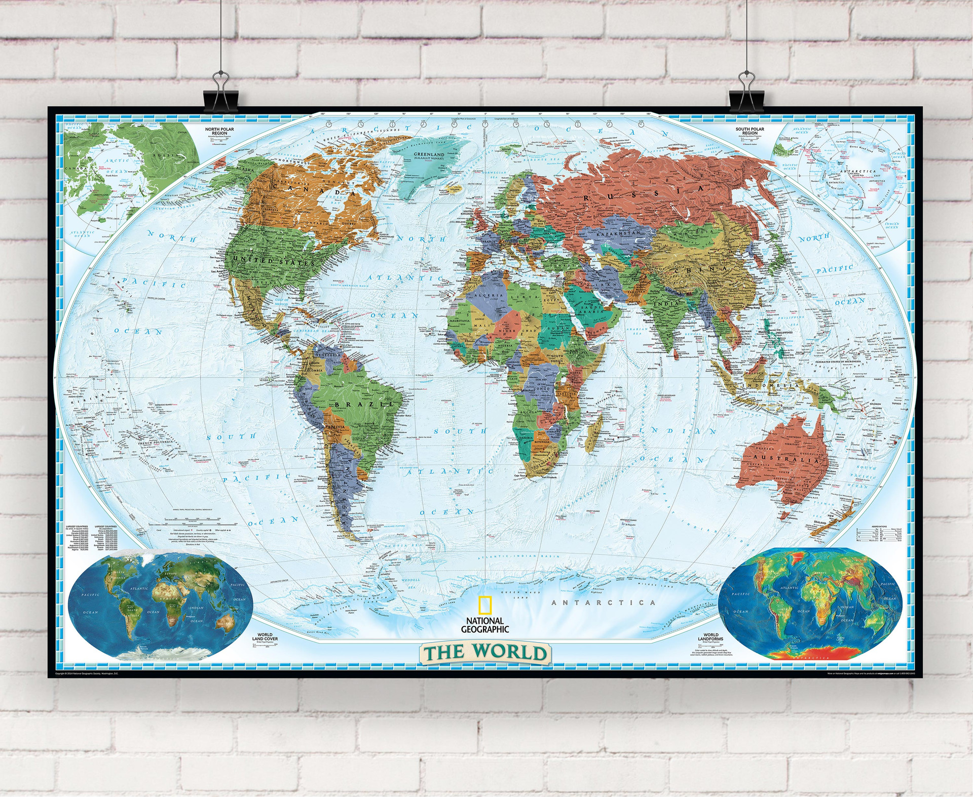 World Political Wall Maps