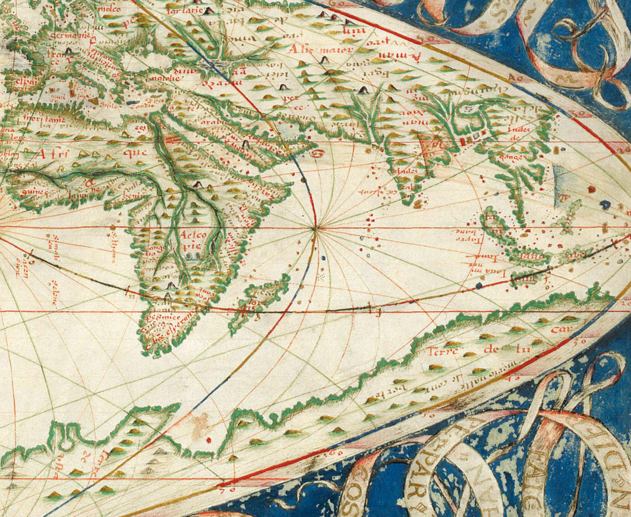 Historical Map of the World - 1570 by Jean Cossin | World Maps Online