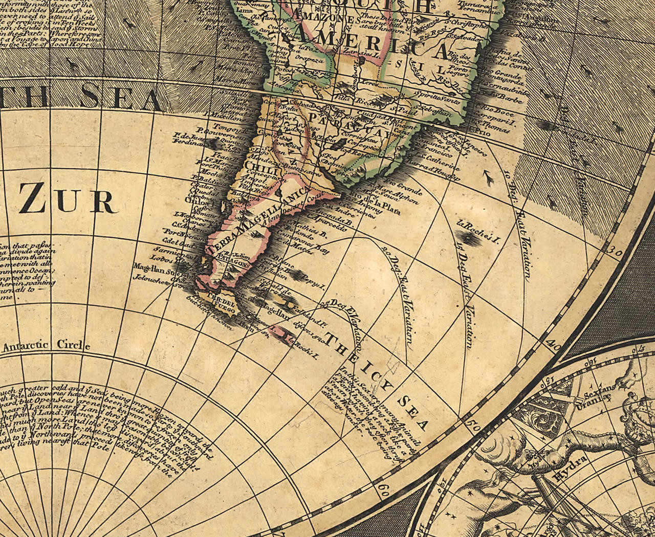 Historic Map - World - 1702 - William Godson | World Maps Online