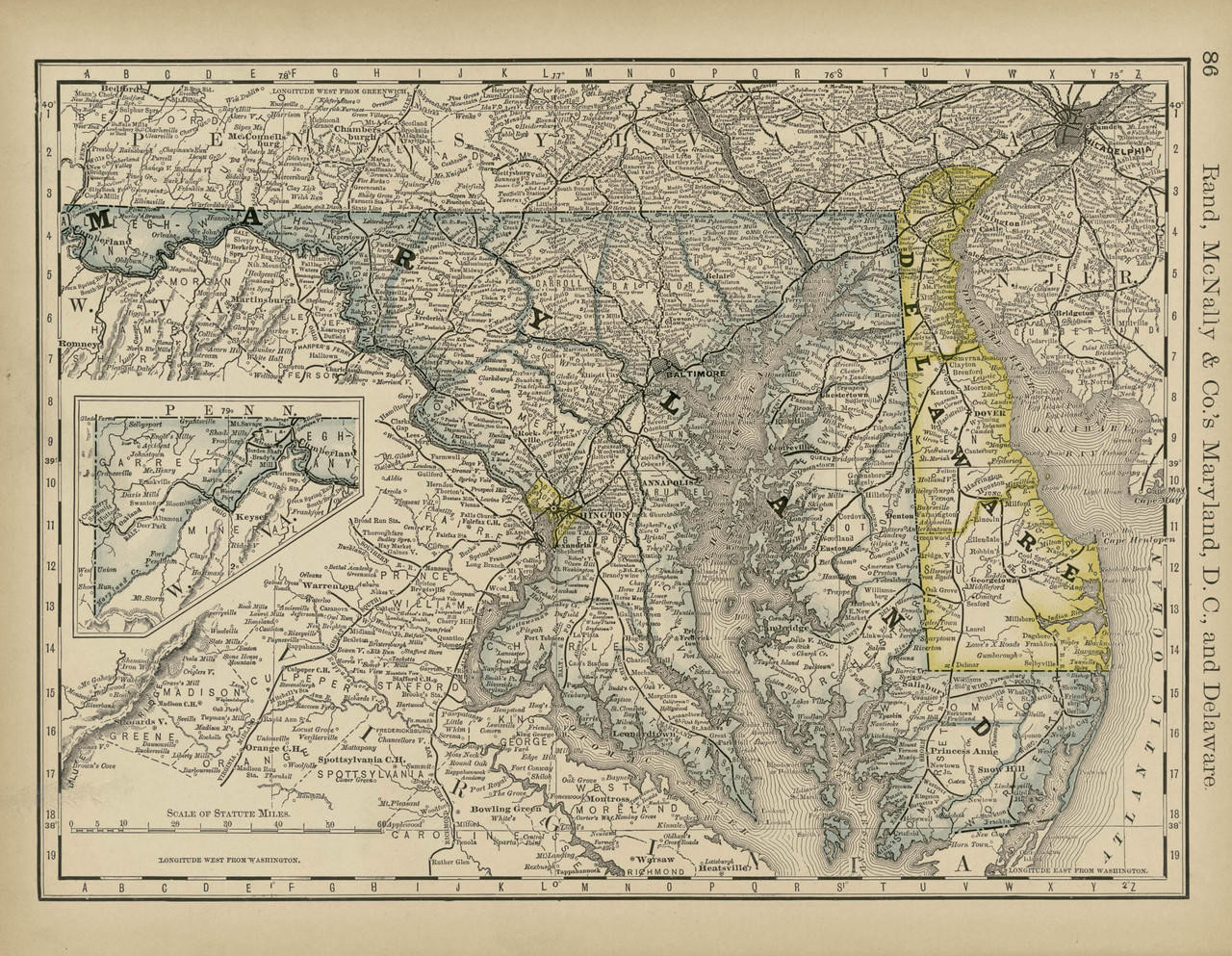 Historical Maps of Maryland | World Maps Online