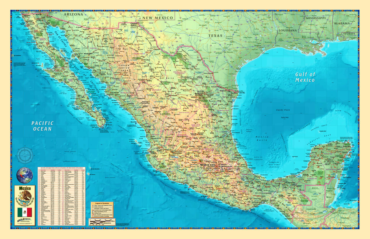 Historical Map of Mexico - 1500's | World Maps Online