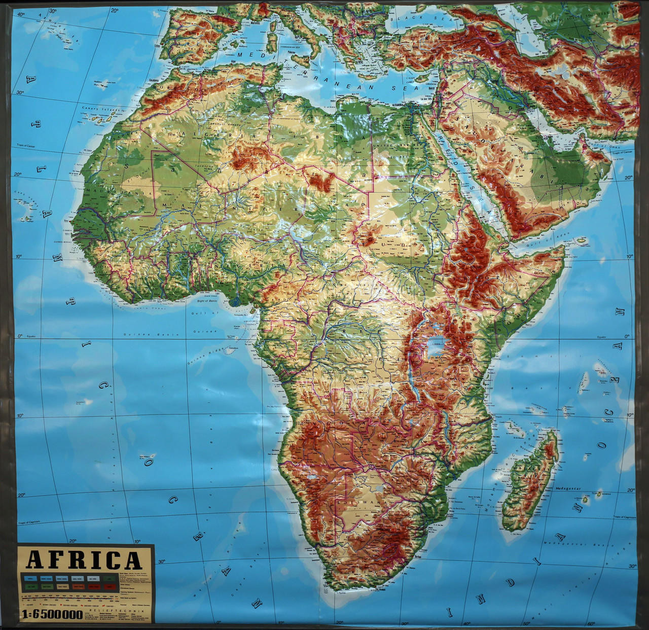 North America Large Extreme Raised Relief Map | World Maps Online