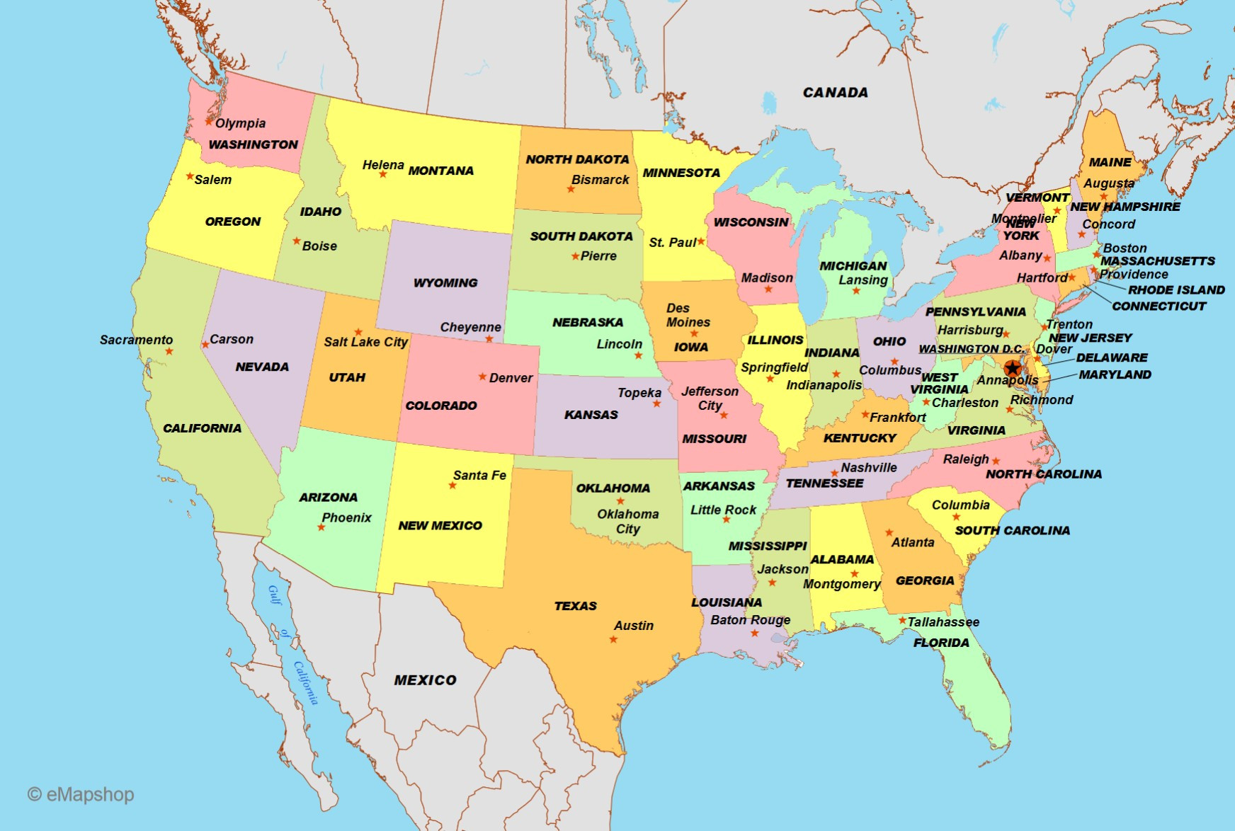 Middle School / Junior High Digital Interactive Map Collection School ...