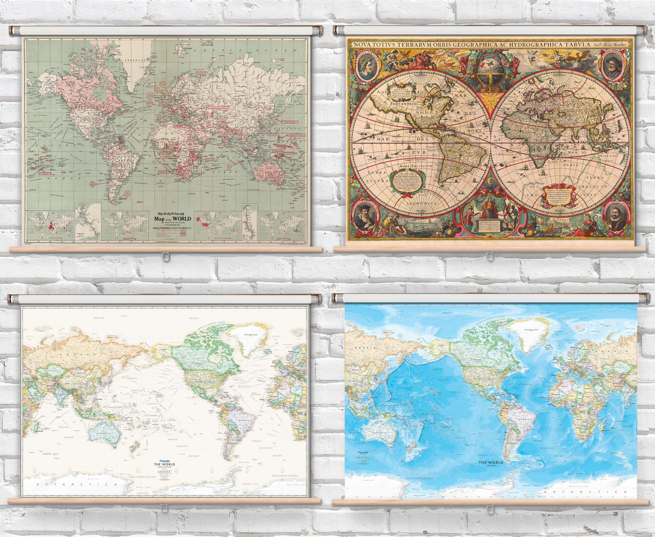 Custom Spring Roller Maps | World Maps Online