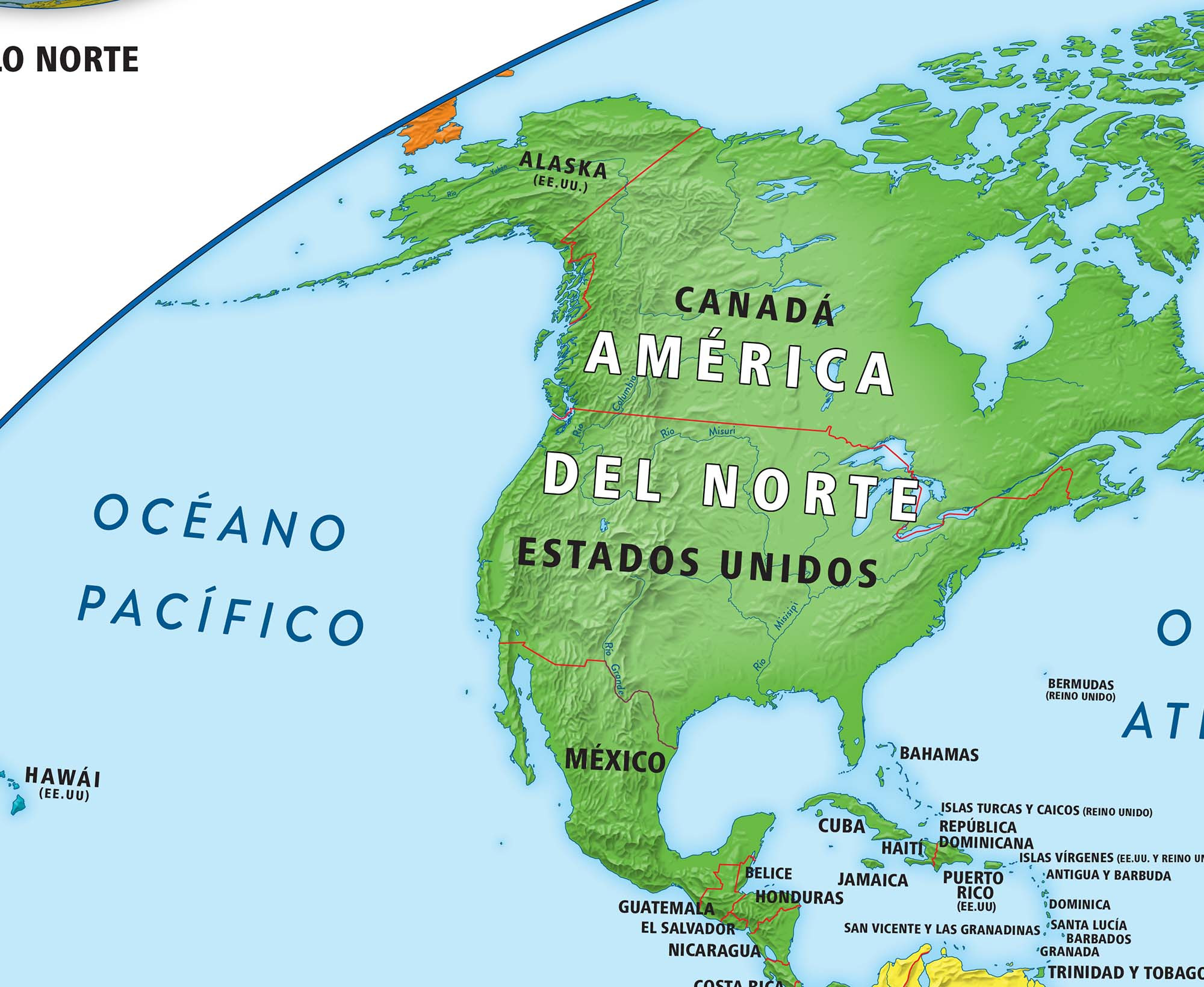 Labeled us map in spanish translation 1