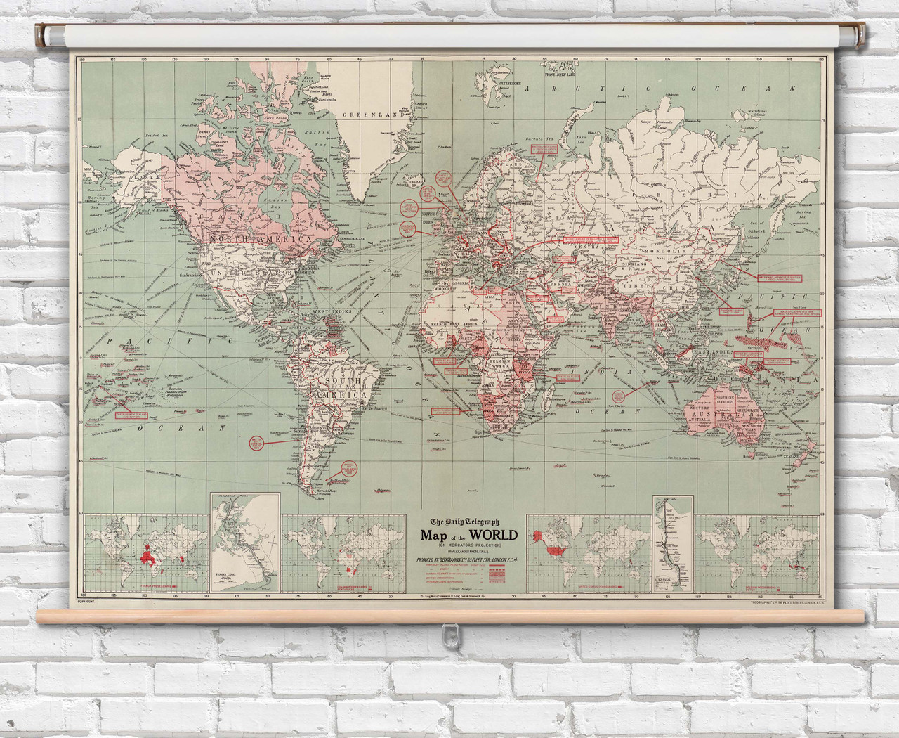 Custom Spring Roller 2-Map Combo Set | World Maps Online