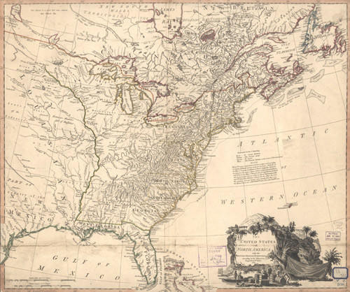Historic Map - United States - 1785 | World Maps Online