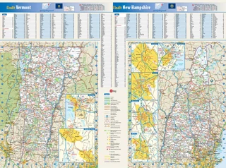 New Hampshire & Vermont Reference Map | World Maps Online