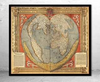 Historic Old World Map - 1581 by Nicola van Sype | World Maps Online