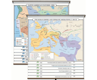 Custom Spring Roller Maps | World Maps Online