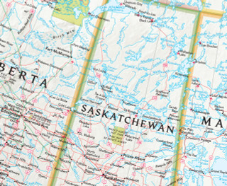 National Geographic Canada Classic Political Wall Map | World Maps Online