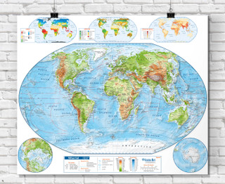 World Map Classroom Rug | World Maps Online