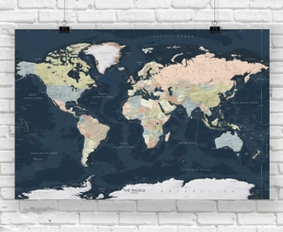 World Political Wall Maps
