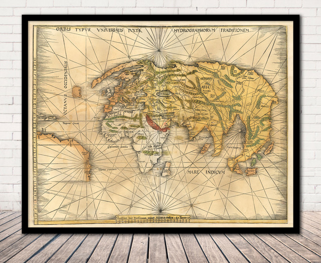 Historic Old World Map - 1581 by Nicola van Sype | World Maps Online