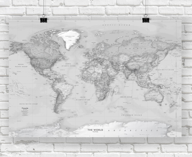 World Political Wall Maps
