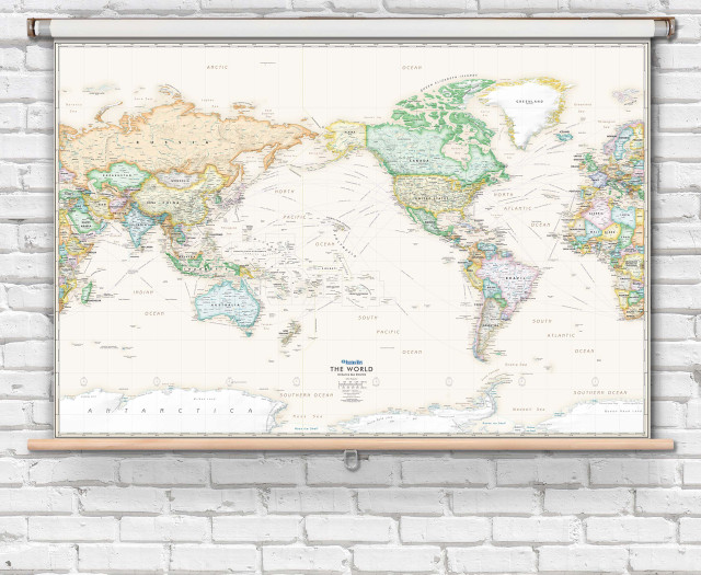 Custom Spring Roller 2-Map Combo Set | World Maps Online