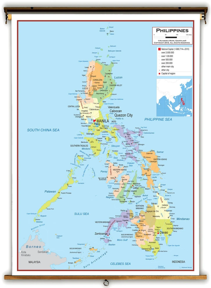 Philippines Political Map Provinces