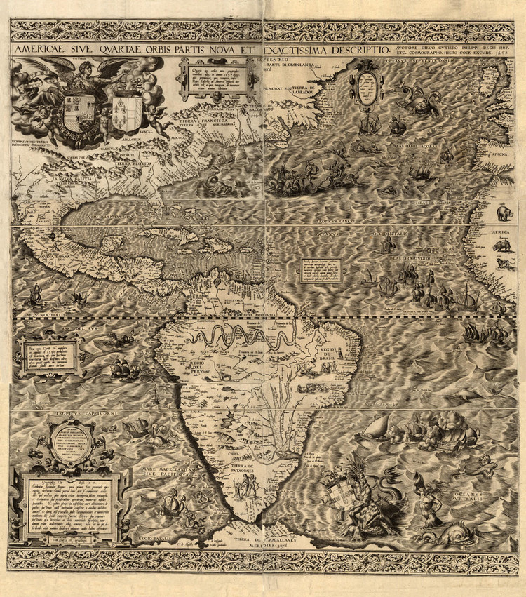 Historical Map of Mexico - 1500's | World Maps Online