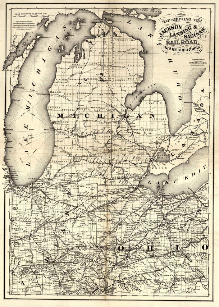Historic Railroad Map of Kansas - 1867 | World Maps Online