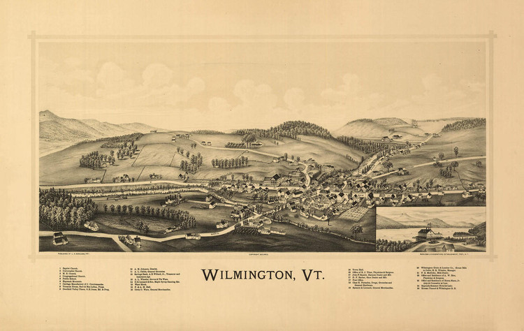 Historic Map Map - Barre, Vermont - 1891 | World Maps Online