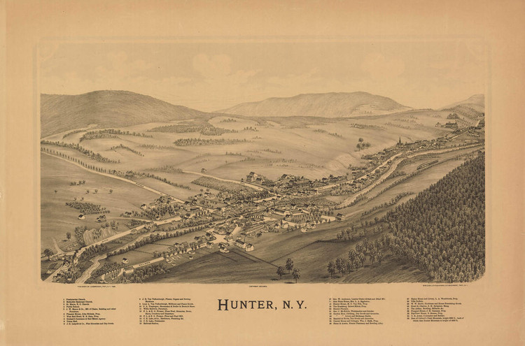 Historic Map - Middleville, NY - 1890 | World Maps Online