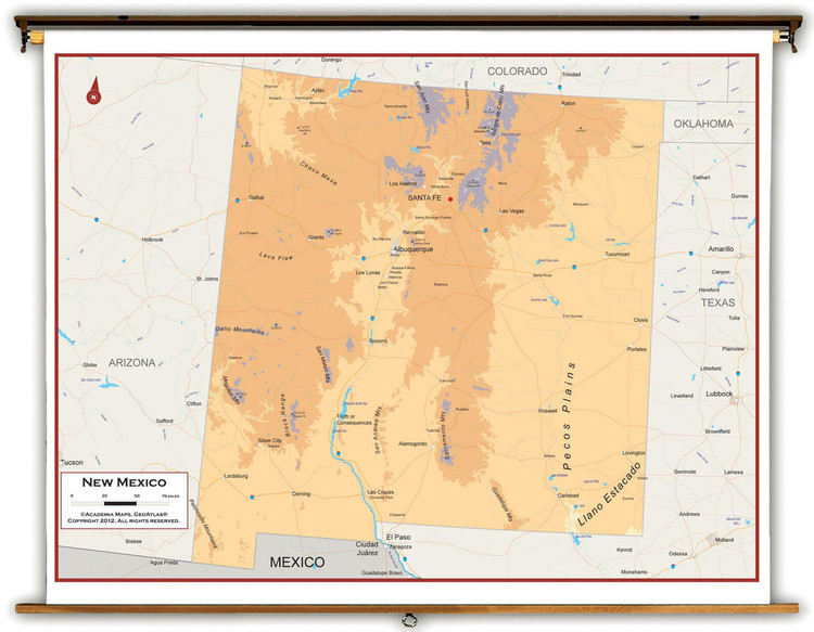 New Mexico State Classroom Maps | World Maps Online