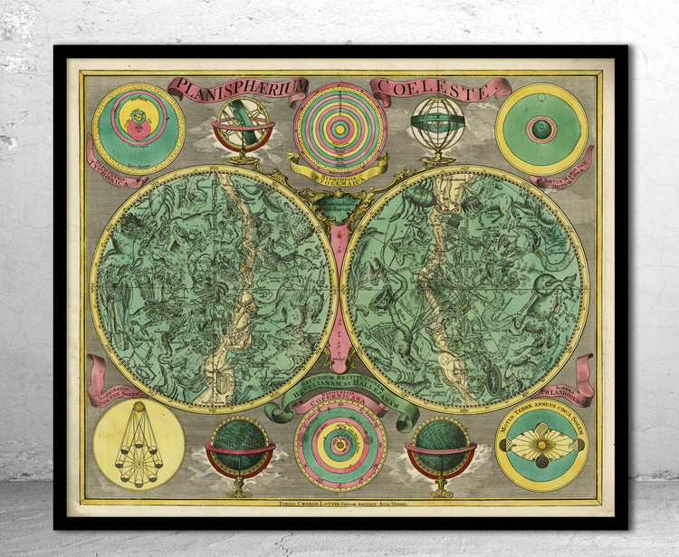Celestial Maps - Astronomy Charts | World Maps Online