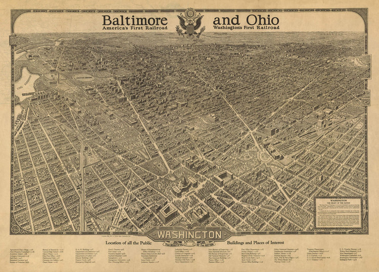 Historic Map - Washington, DC - 1880 | World Maps Online