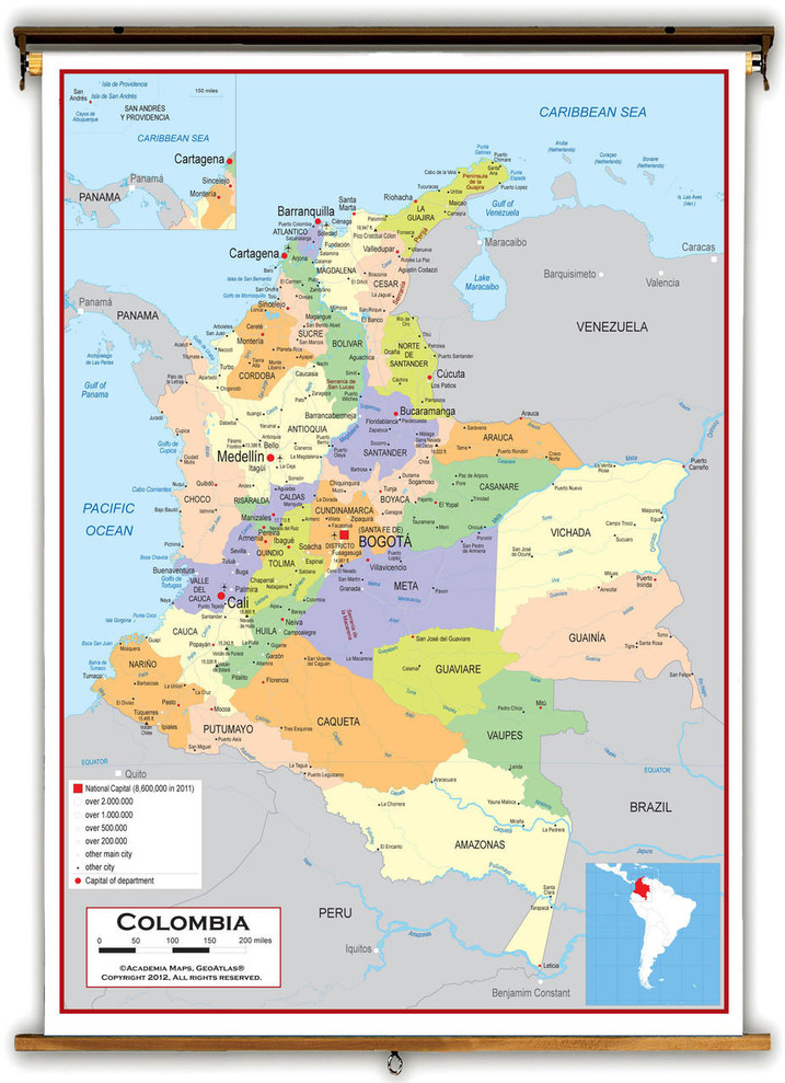 World Map Bogota Colombia Old Map Of Bogotá Colombia 1930 VINTAGE