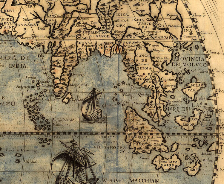 Historic Old World Map - Ancient World - 1565 | World Maps Online