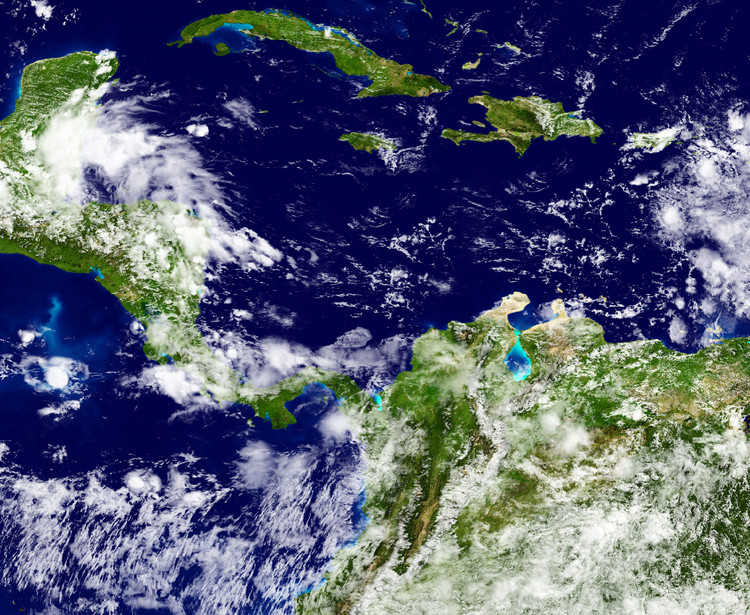 World Satellite Image Map - Cloud Cover | World Maps Online