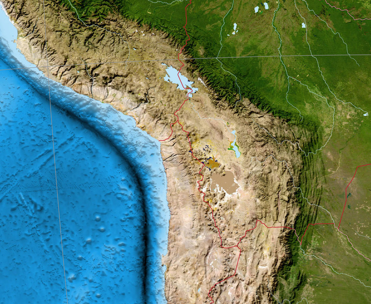 South America Enhanced Satellite Image Map | World Maps Online