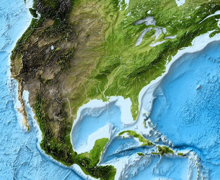 Equal Earth World Exaggerated Relief Enhanced Satellite Image Coverage ...