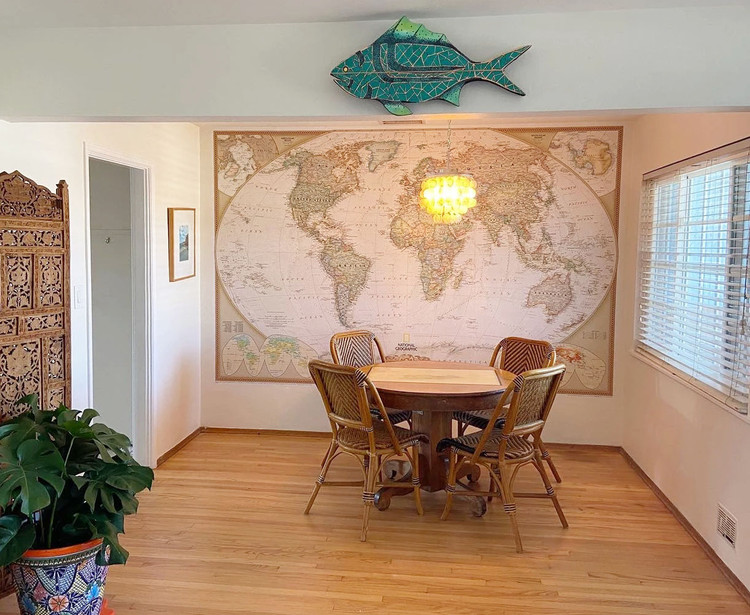 Custom Size Map Murals - Custom Map Design - National Geographic ...