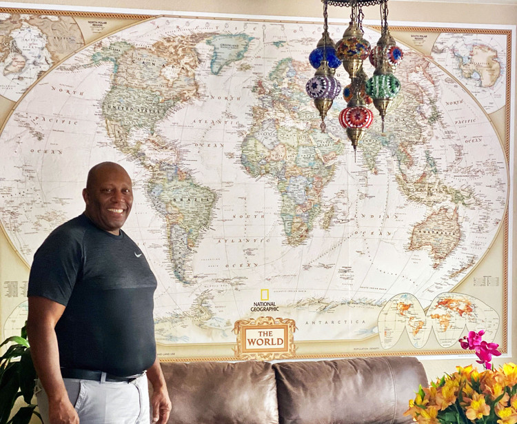 Custom Size Map Murals - Custom Map Design - National Geographic ...