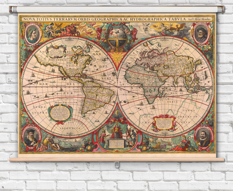 Custom Spring Roller Maps | World Maps Online